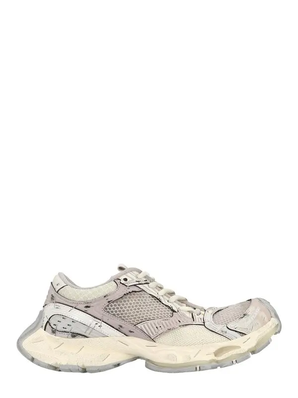 Balenciaga Vintage Effect Sneakers - Grey