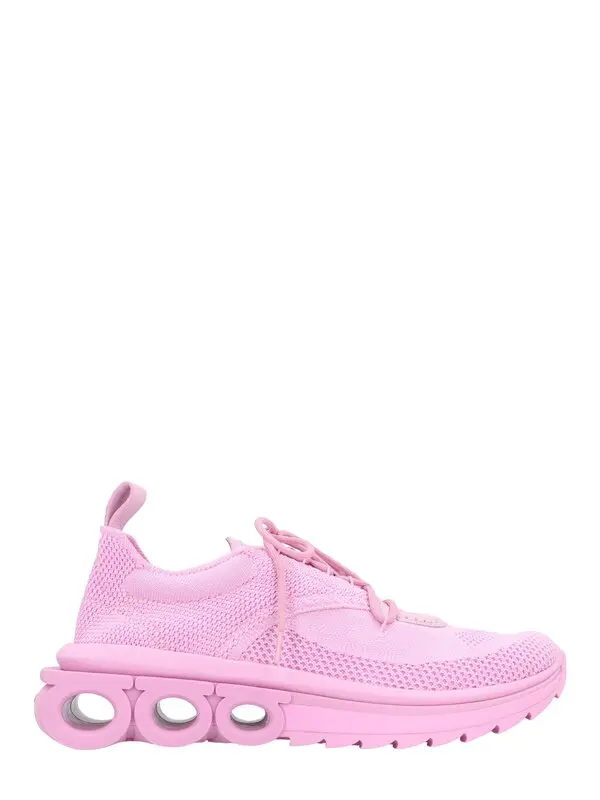 FERRAGAMO Nima Technical Knit Running Sneakers - Pink