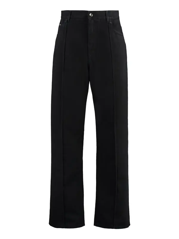 Dolce & Gabbana Mid-rise Straight-leg Jeans - Black