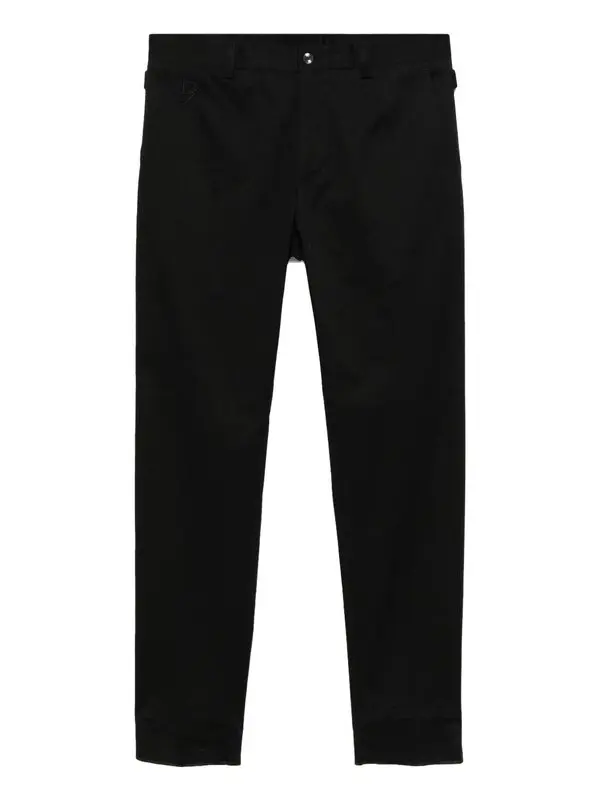 Dolce & Gabbana Cotton Stretch Trousers - Black