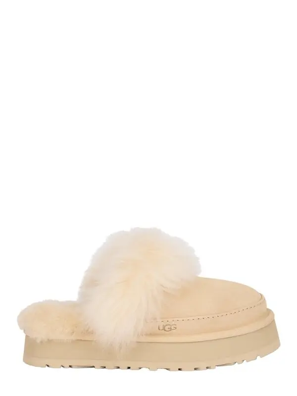 UGG Chalet Slippers With 2.54 Cm Platform - Beige