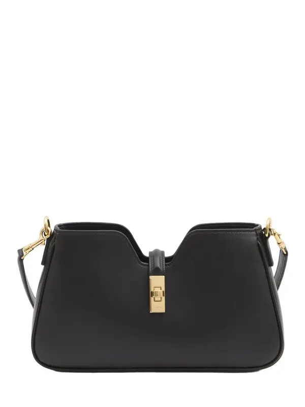 Celine Shoulder Camille 16 Soft Bag In Smooth Calfskin - Black
