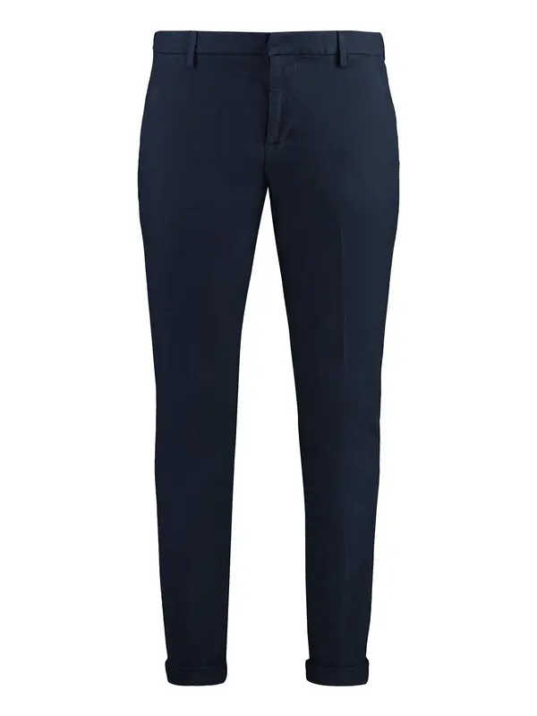 DONDUP Classic Roll-up Chino Trousers For - Blue