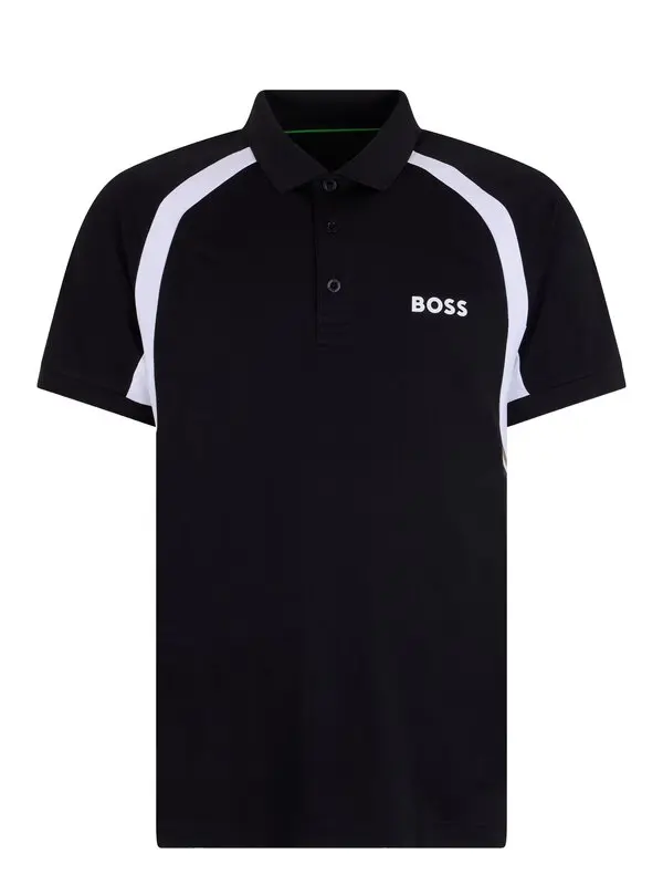BOSS Short Sleeve Sports Polo - Black