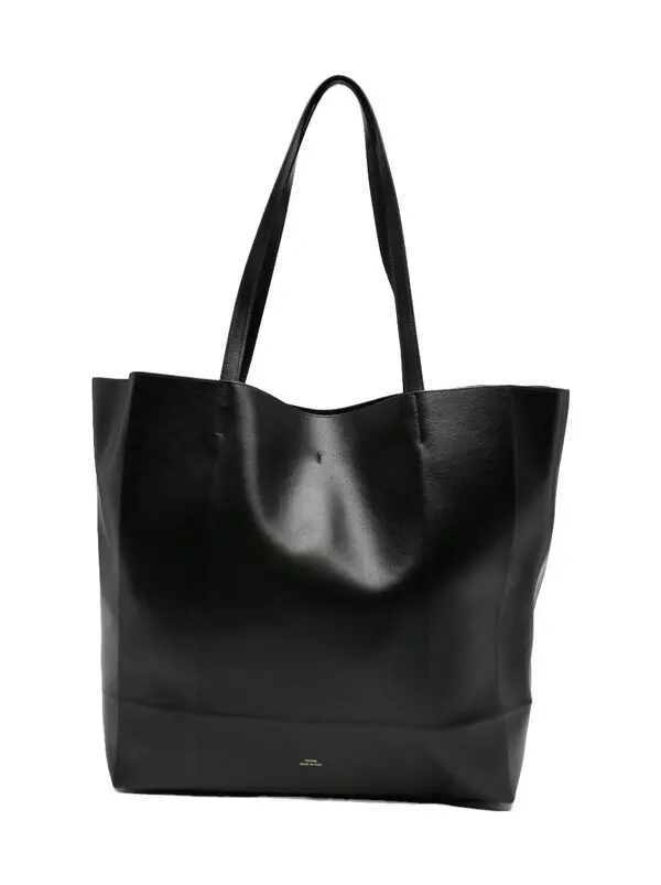 TOTEME Roam Leather Tote Bag - Black