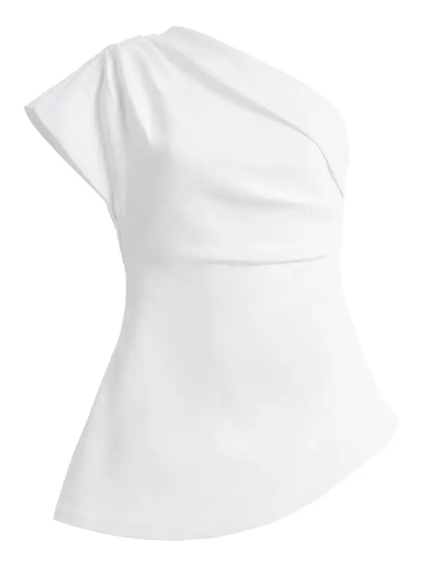 THE GARMENT Glam Asymmetrical T-shirt - Ivory