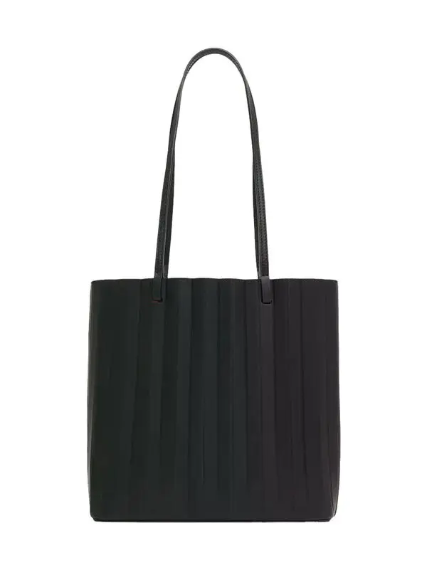 MANSUR GAVRIEL Filo Pleated Tote Bag - Black