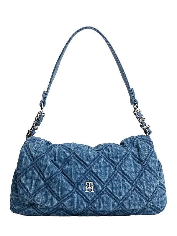 Tommy Hilfiger Quilted Shoulder Bag - Denim