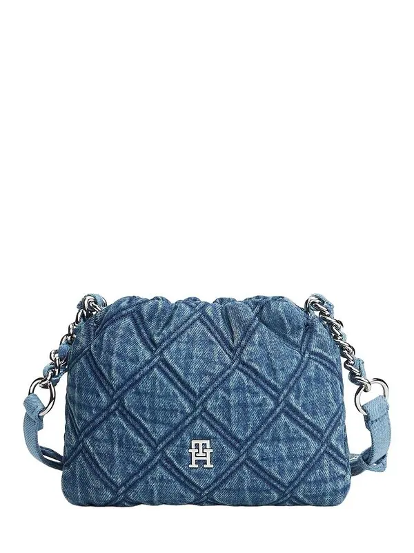 Tommy Hilfiger Quilted Mini Crossbody Bag - Denim