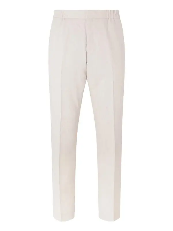 Paul Smith Straight-leg Linen And Wool-blend Trousers - Neutrals