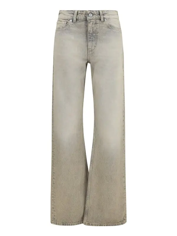 Our Legacy Straight-leg Denim Jeans - Grey