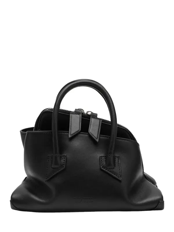 Attico Leather La Passeggiata Mini Bag - Black