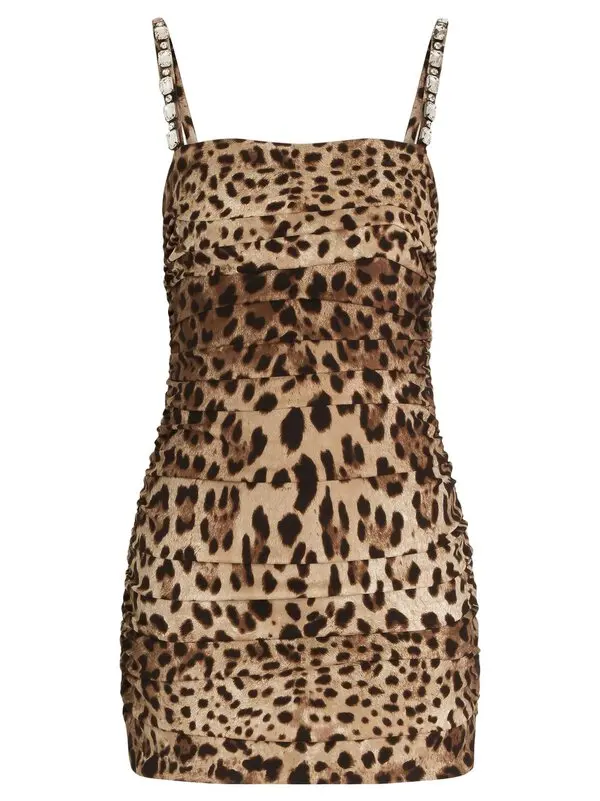 Dolce & Gabbana Leo- Charmeuse Dress - Print