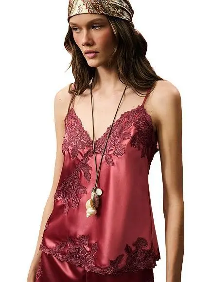 BY MALENE BIRGER Madeleine Camisole Top - Raspberry