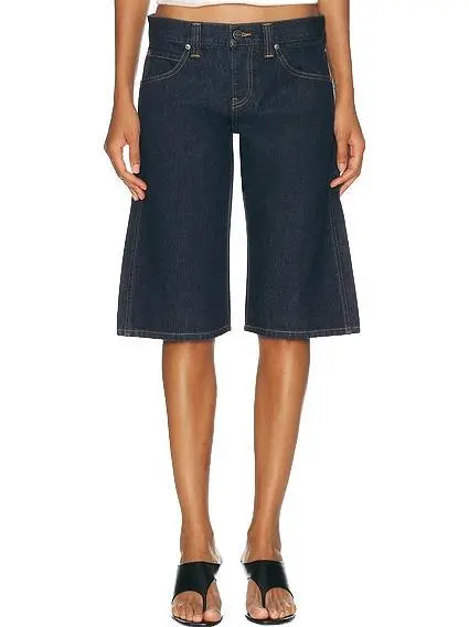 Khaite Kinga Denim Culottes - Benson