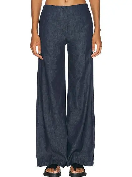 JIL SANDER Wide Leg Trousers - Magnet