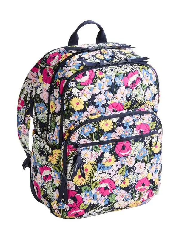 VERA BRADLEY Large Bancroft Backpack - Blue