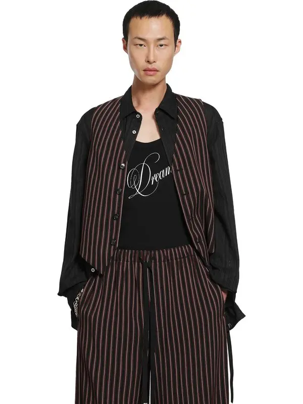ANN DEMEULEMEESTER Kaare Classic Waistcoat - Red