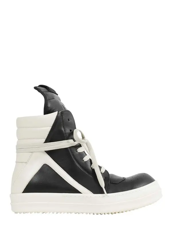 Rick Owens Geobasket High-top Sneakers - Black