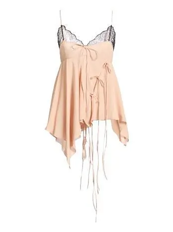 ANIYE BY Asymmetrical Lace Trimmed Camisole - Pink