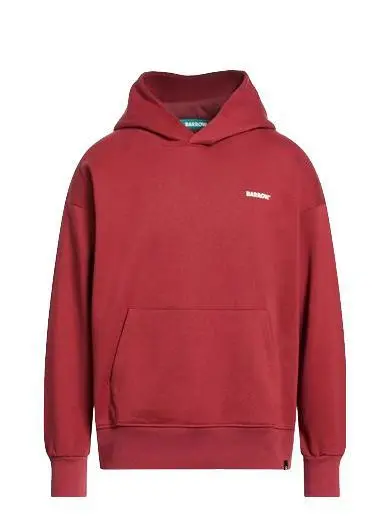 BARROW Cotton Fleece Hooded Sweatshirt - Red