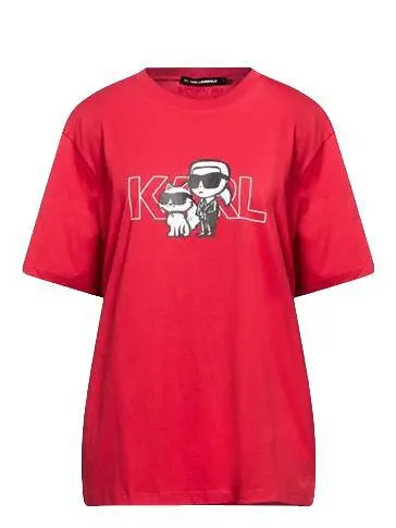 Karl Lagerfeld Organic Cotton T-shirt - Red