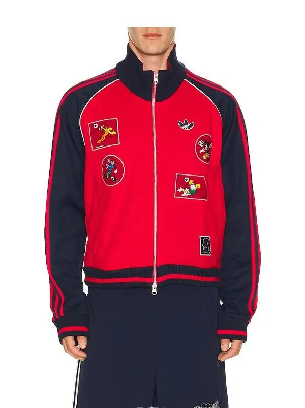 ADIDAS ORIGINALS X Brain Dead X Disney Track Top In . Also - Red