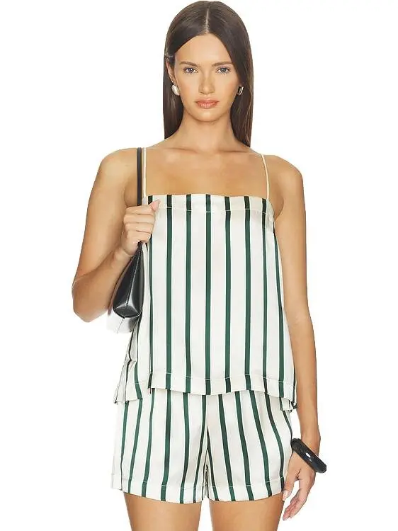 Bondi Born Silk Camisole - Green