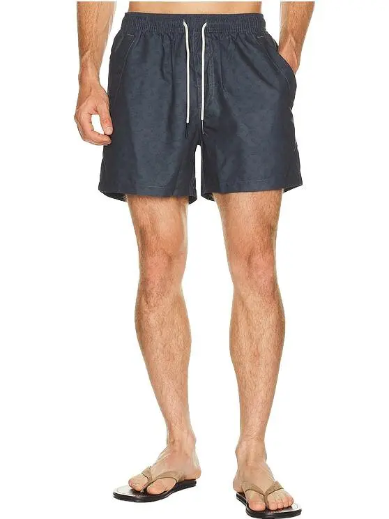 Oas Mosaico Swim Shorts - Brown