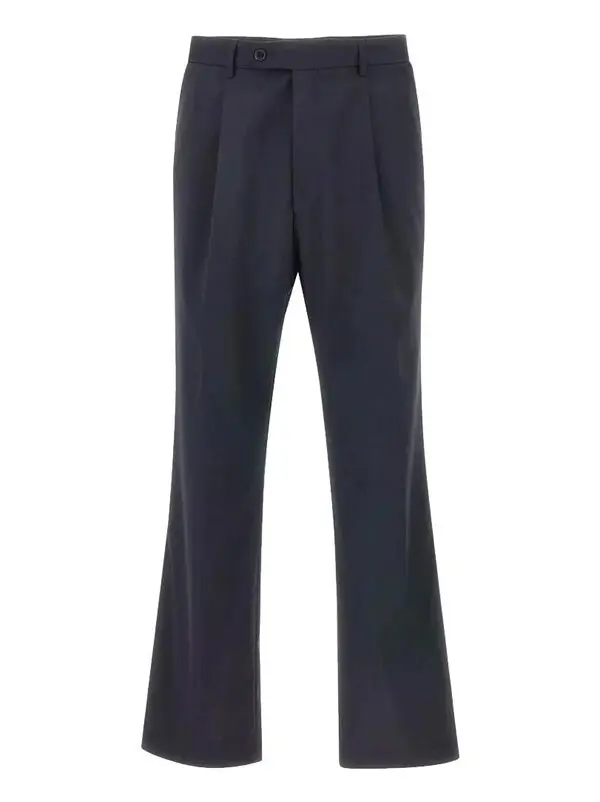 DIGEL Bert Pleated Tailored Trousers - Blue