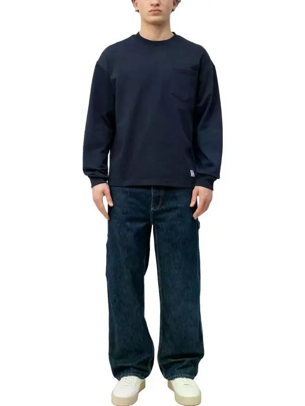 Hugo Chest-pocket Long-sleeve T-shirt - Blue