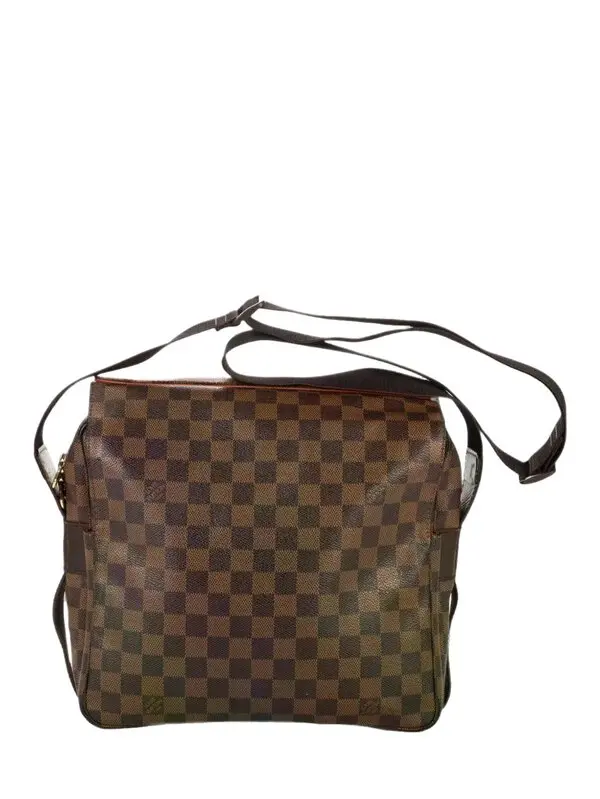 LOUIS VUITTON Damier Ebène Naviglio Shoulder Bag - Brown