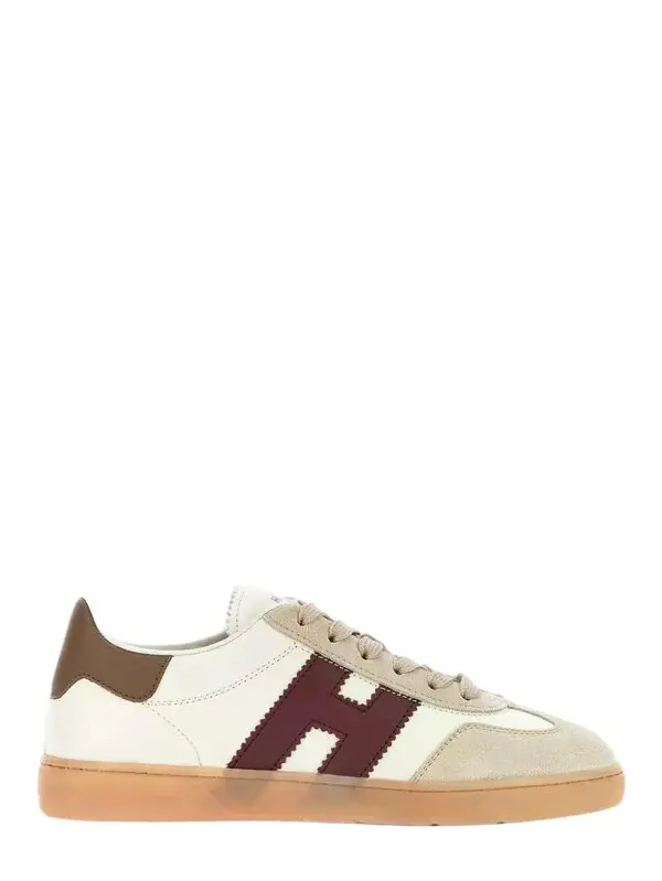 Hogan Nappa Leather And Suede Sneakers - Neutrals