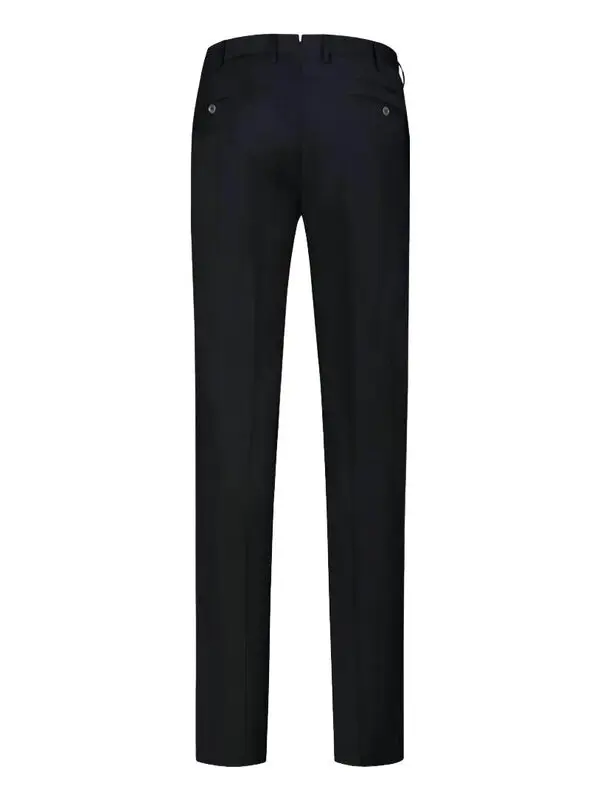 PT TORINO Tailored Pressed Crease Trousers - Blue