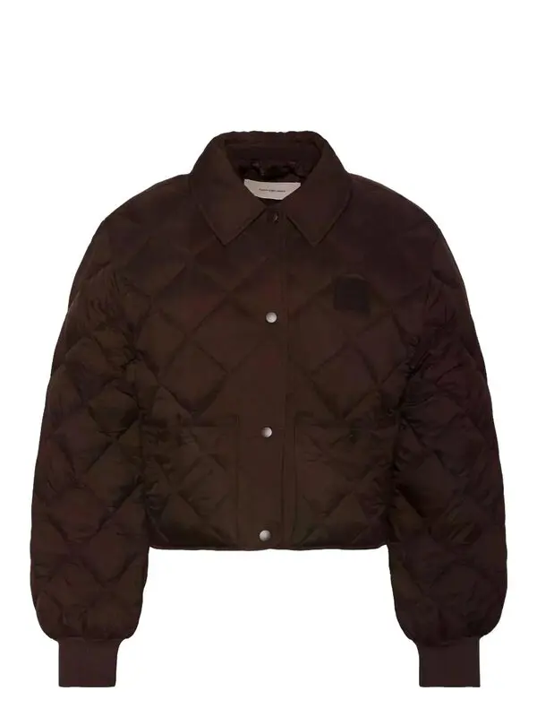Calvin Klein Diamond-quilted Jacket - Brown