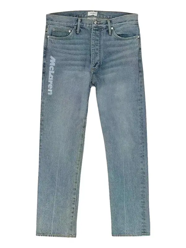 Rhude Mclaren Straight-leg Jeans - Blue