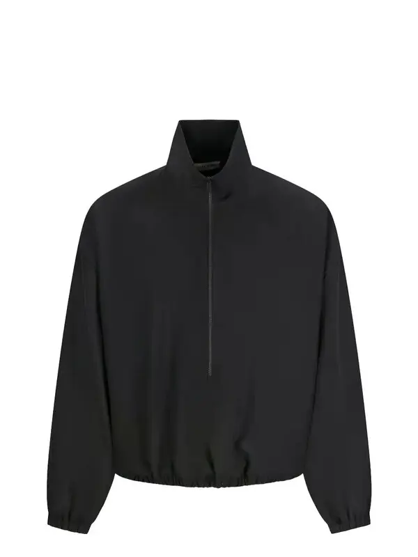 Fear Of God Ripstop Half-zip Track Jacket - Black