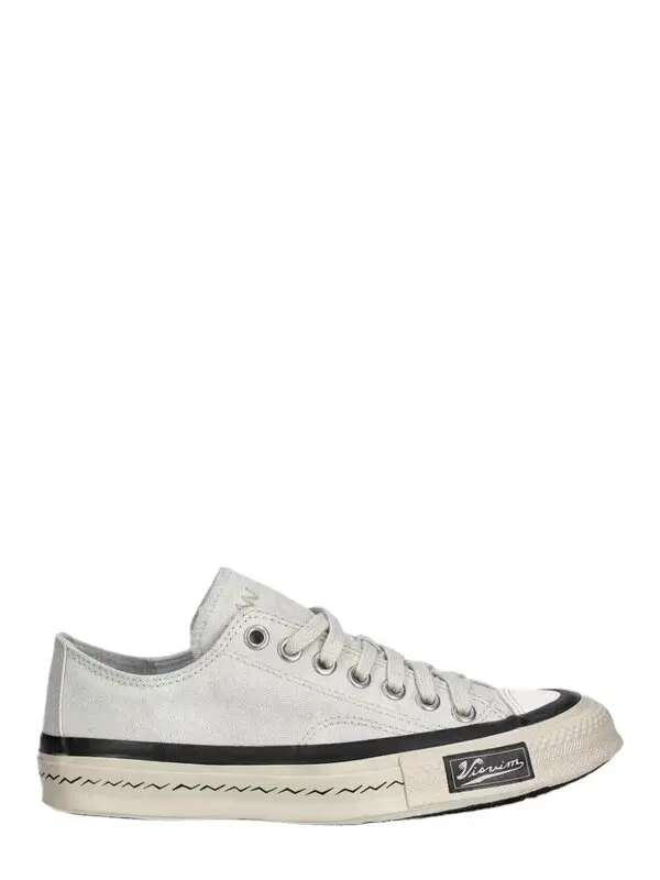 Visvim Contrast Trim Low-top Sneakers - Grey
