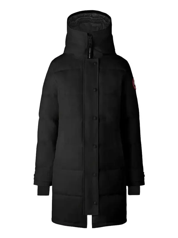 Canada Goose Shelburne Quilted Hooded Coat - Black