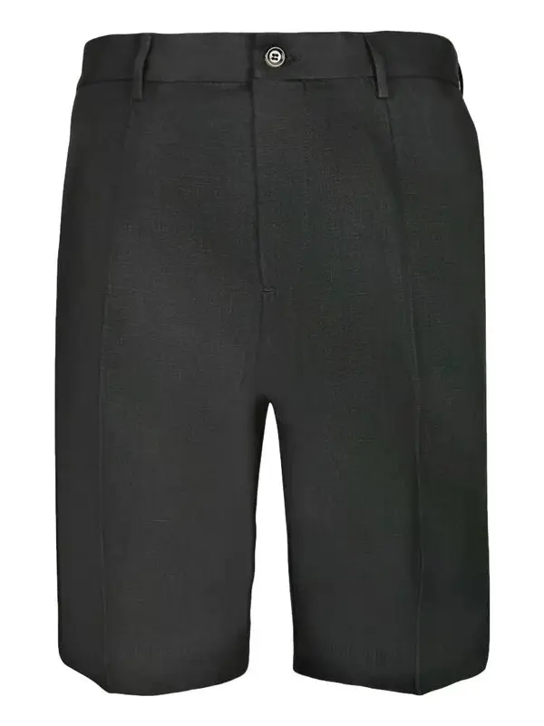 DELL'OGLIO Pressed-crease Tailored Shorts - Grey