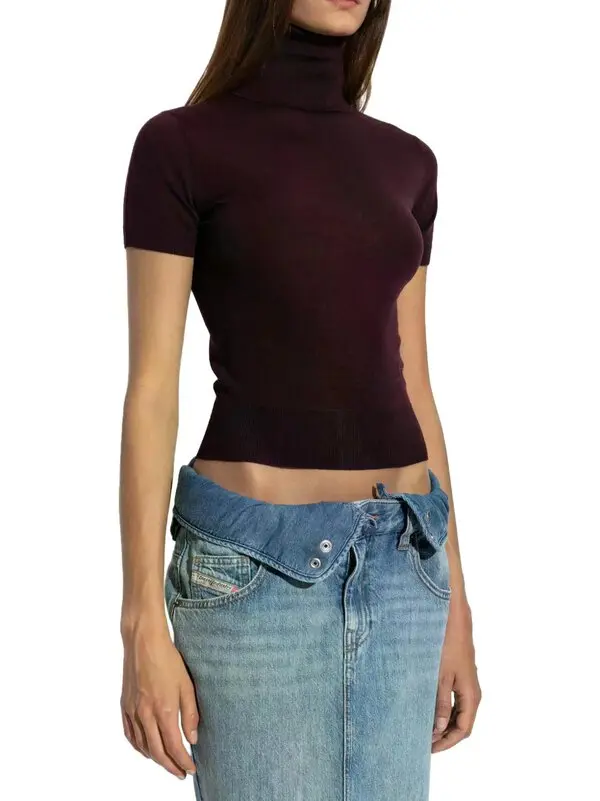 Dsquared2 Roll-neck Short-sleeve Sweater - Red