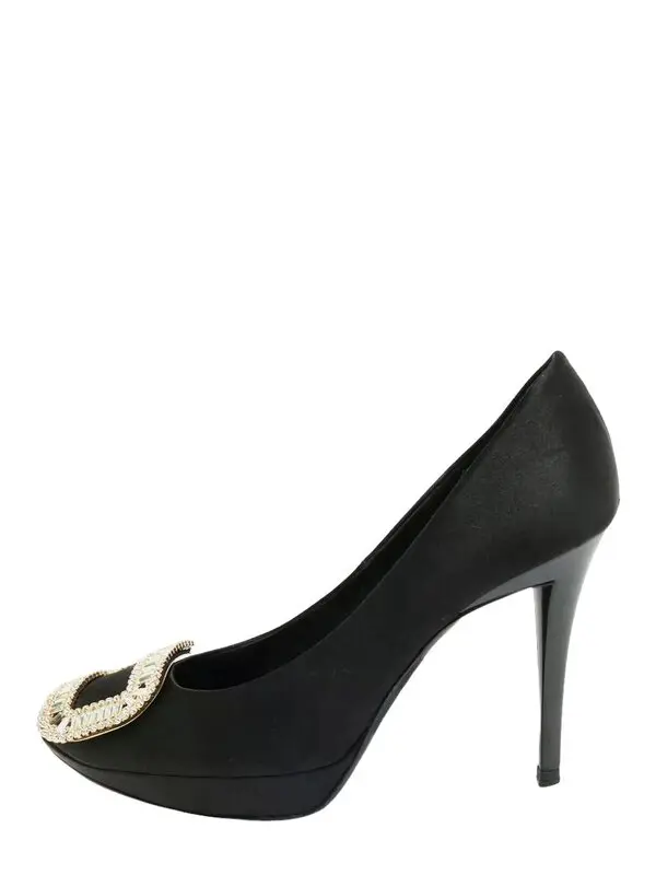 ROGER VIVIER Limelight Crystal-embellished Pumps - Black