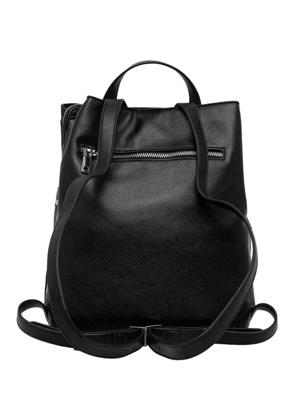 Desigual Eyelet Embellished Studded Backpack - Black
