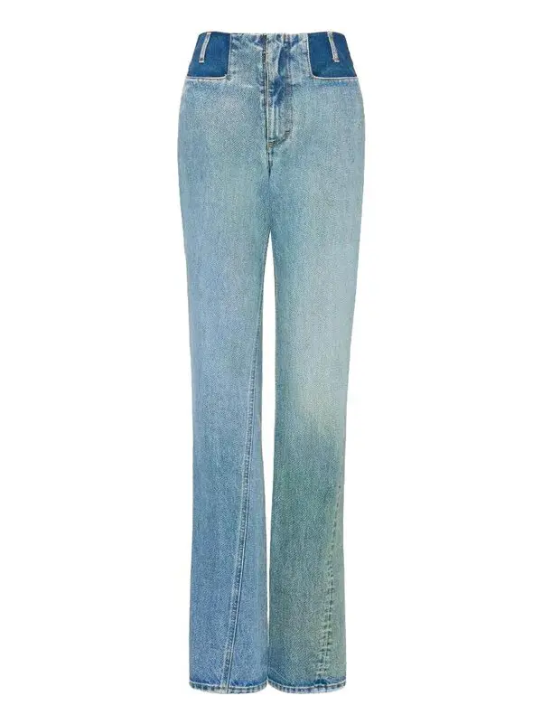 MAISON MARGIELA Patchwork Slim-fit Jeans - Blue