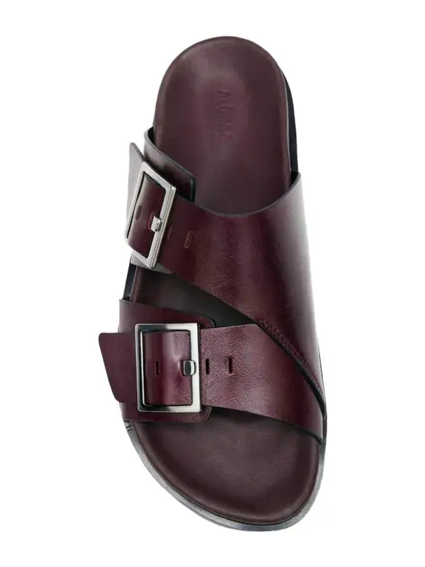 ALOHAS Alba Rift Buckle Sandals - Red