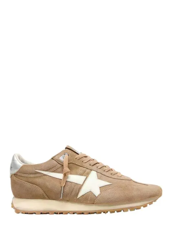 GOLDEN GOOSE Marathon Suede Sneakers - Neutrals