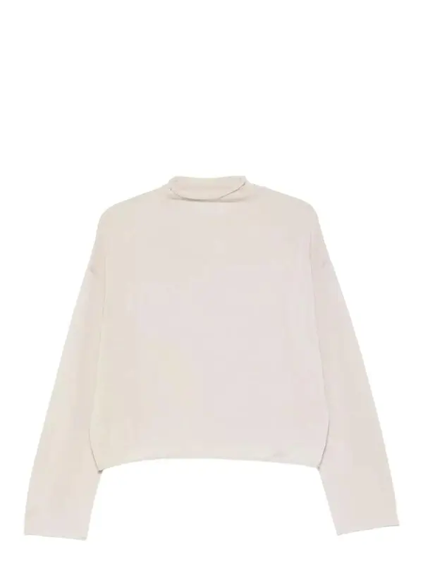 Marc O'polo High-neck Fine-knit Sweater - Neutrals