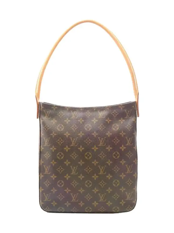 LOUIS VUITTON Monogram Canvas Looping Gm Shoulder Bag - Brown