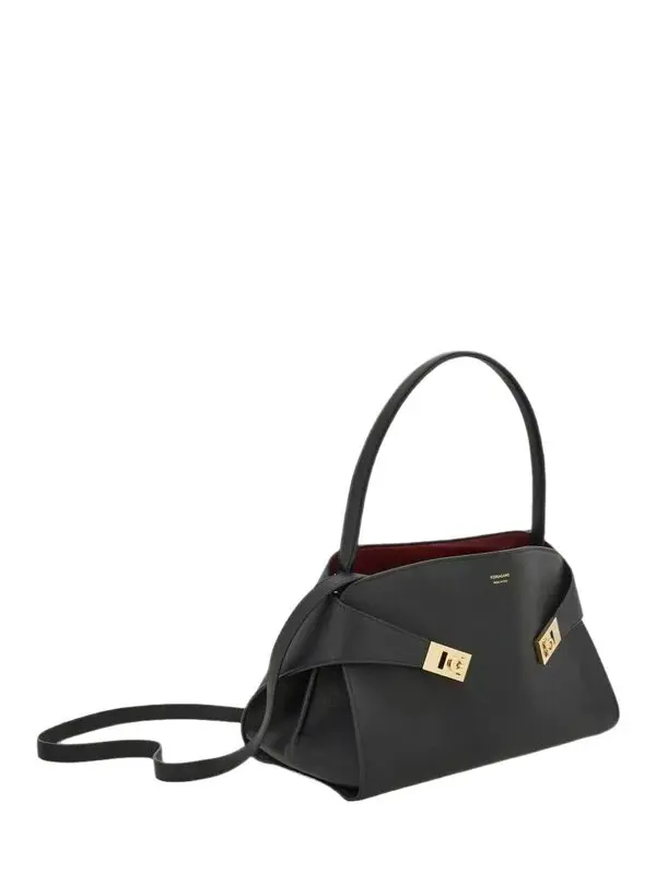 FERRAGAMO Hug Tote Bag - Black