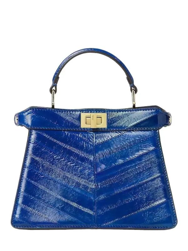 Fendi Peekaboo Iseeu Top-handle Shoulder Bag - Blue